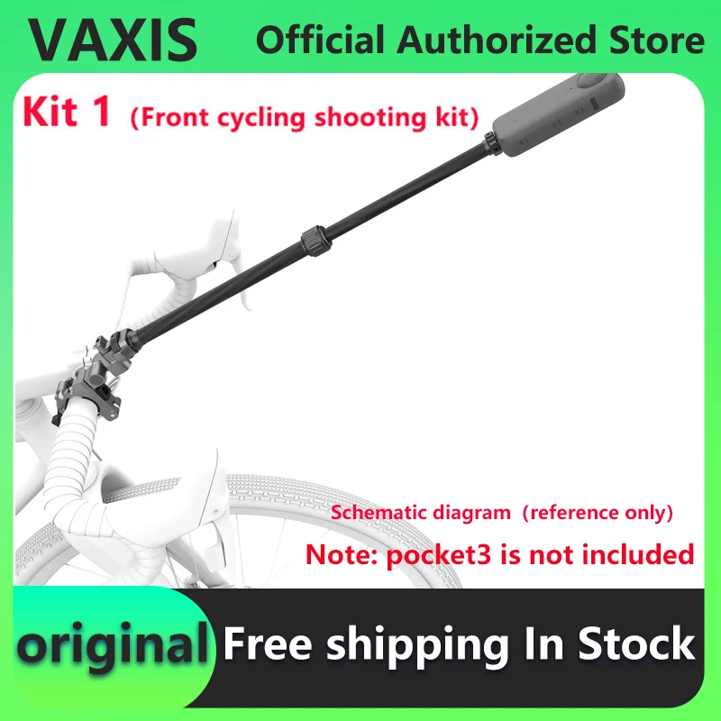Vaxis Movmax Riding Selfie Stick for Small Cloth Bicycle Riding Kit ...