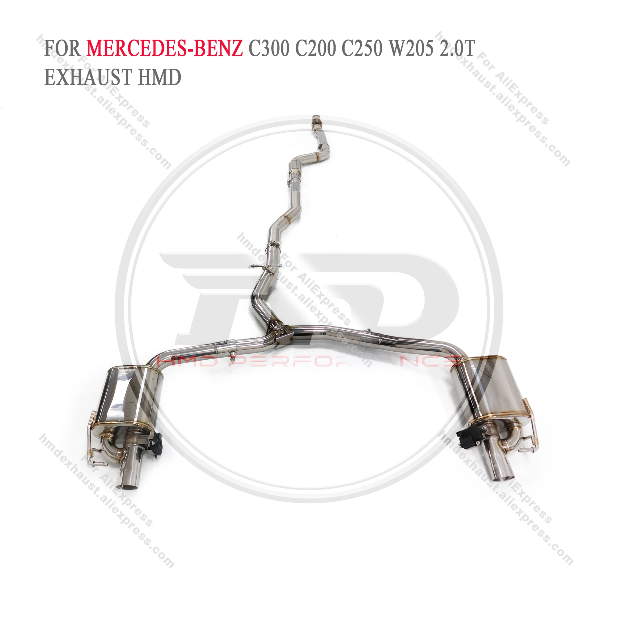 High Quality Catback For Mercedes Benz C300 C200 C250 W205 2.0T ...