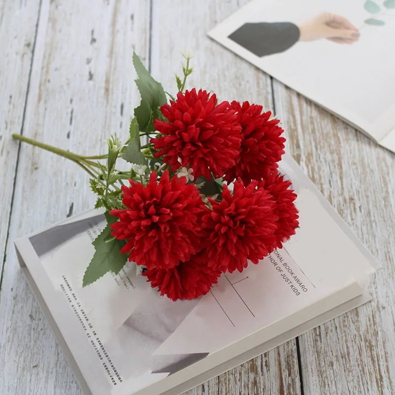 31cm-Artificial-Ball-Chrysanthemum-Flower-Simulation-Flower-Fake-Flower ...