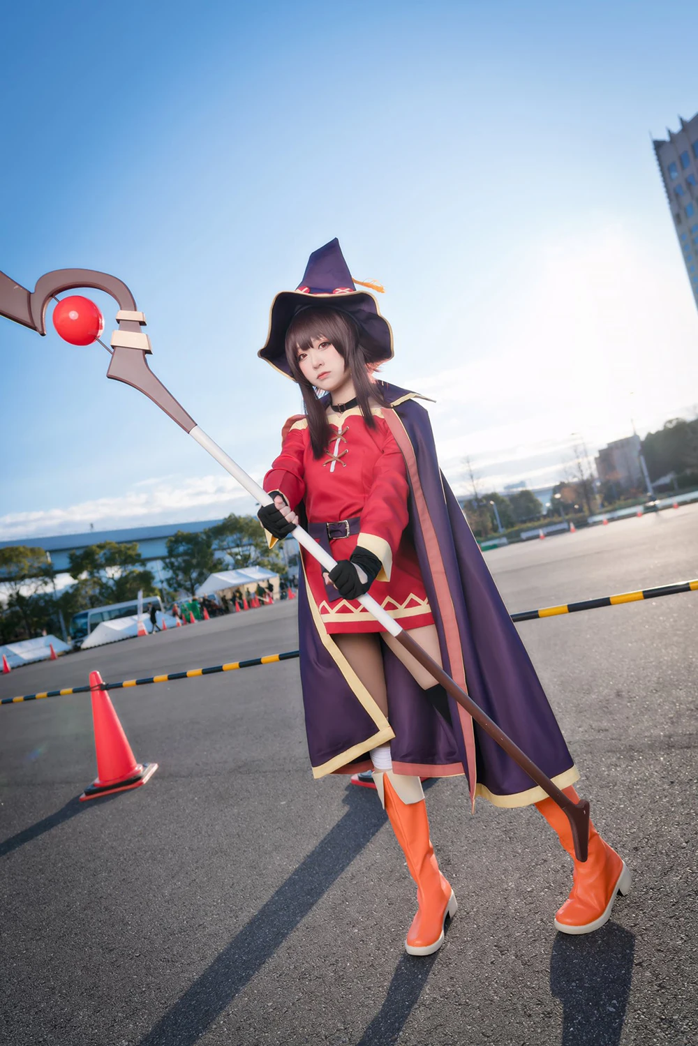 Megumin Staf Anime Kono Subarashi Sekai Ni Shukufuku Wo! F Cosplay ...