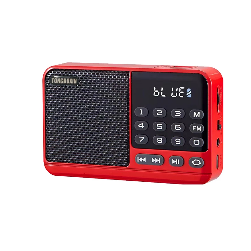 Mini-Radio-Digital-de-bolsillo-altavoz-inal-mbrico-con-Bluetooth-5-3-FM ...