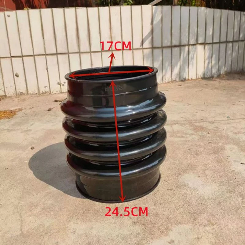 black Ulbo Polyurethane Jumping Jack Bellows Boot 17 X 24.5cm For ...