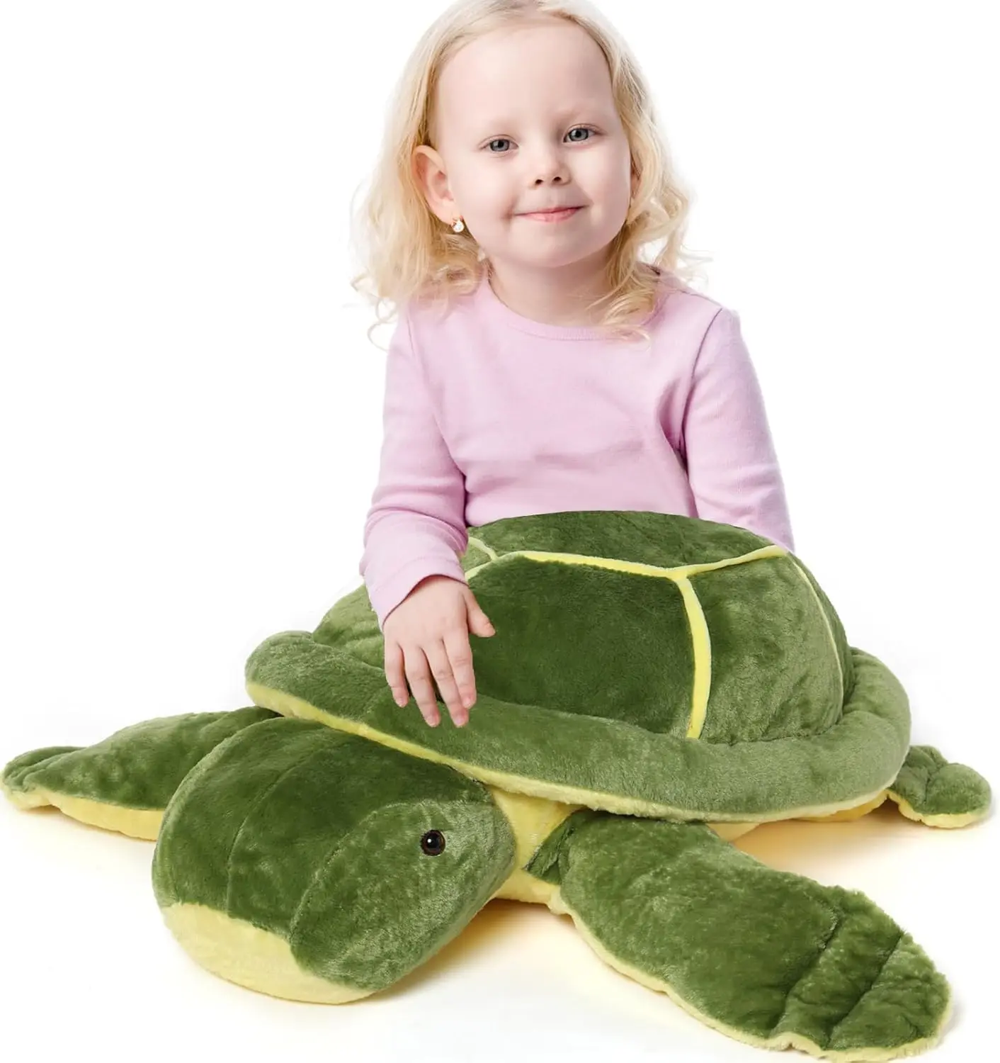 MorisMos Giant Turtle Stuffed Animal 25 inch, Large Stuffed Sea Turtle ...