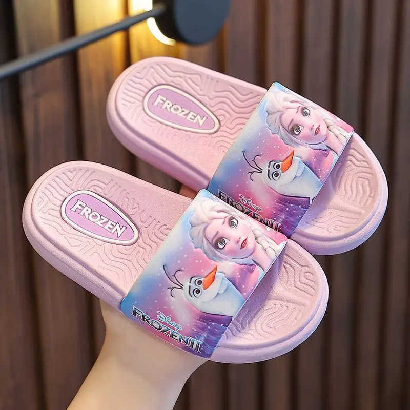 Disney-Princess-Elsa-Frozen-Slippers-Children-s-Sandals-Girls-Non-slip ...