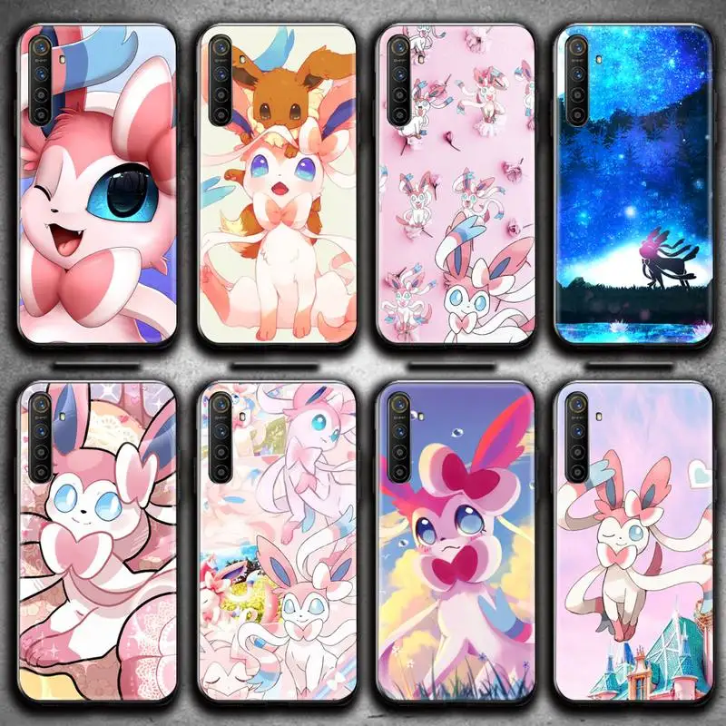 Cute Pokemon Sylveon Eevee Phone Case For OPPO Realme 6 Pro C3 5 Pro C2 ...