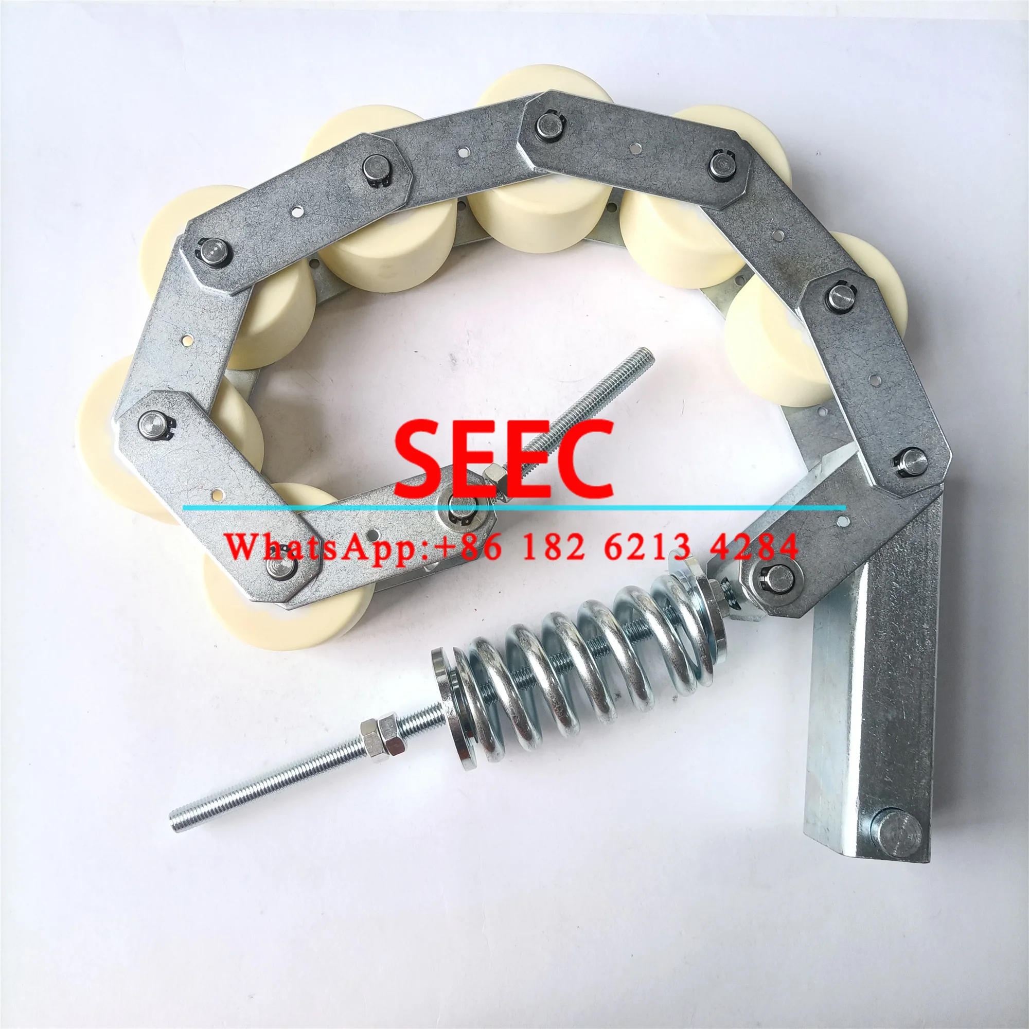SEEC-Escalator-Parts-Handrail-Tension-Chain-7-RollerS-Pitch-83mm-Wheel ...