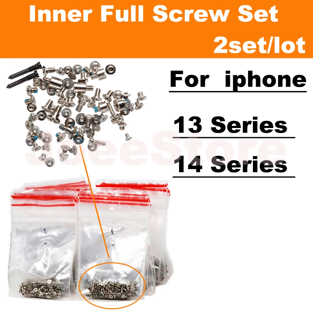 2set Full Screw Set For iPhone 13 14 Pro Max 13Mini 14Plus Mobile ...