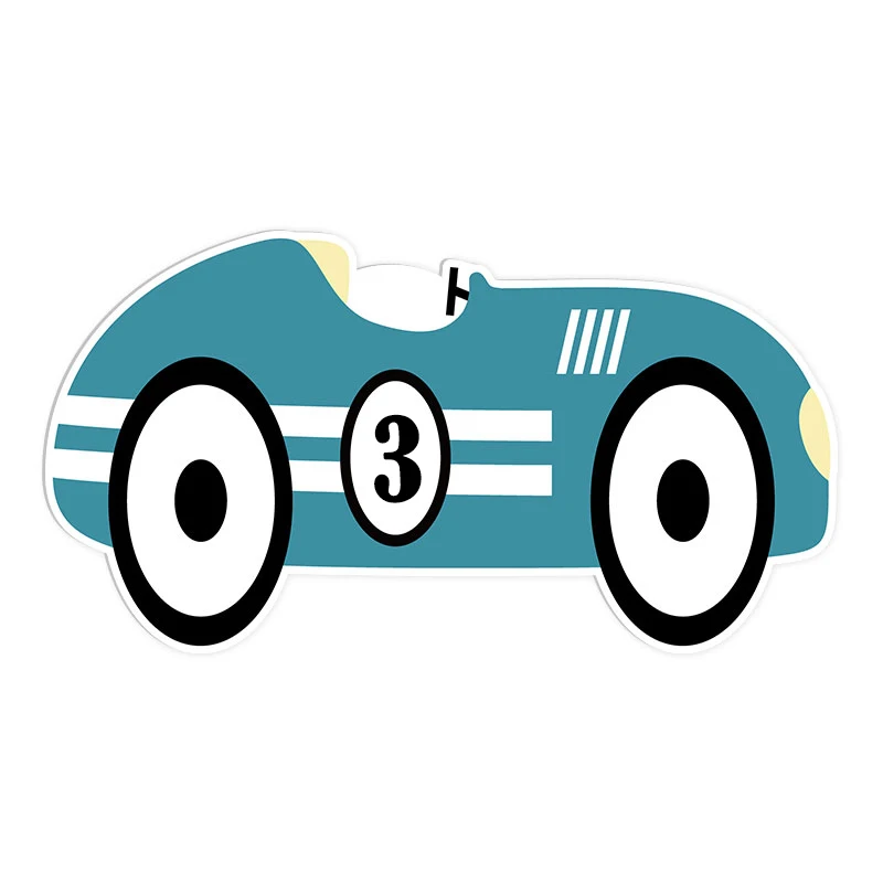 Blue Race Car Clip Art