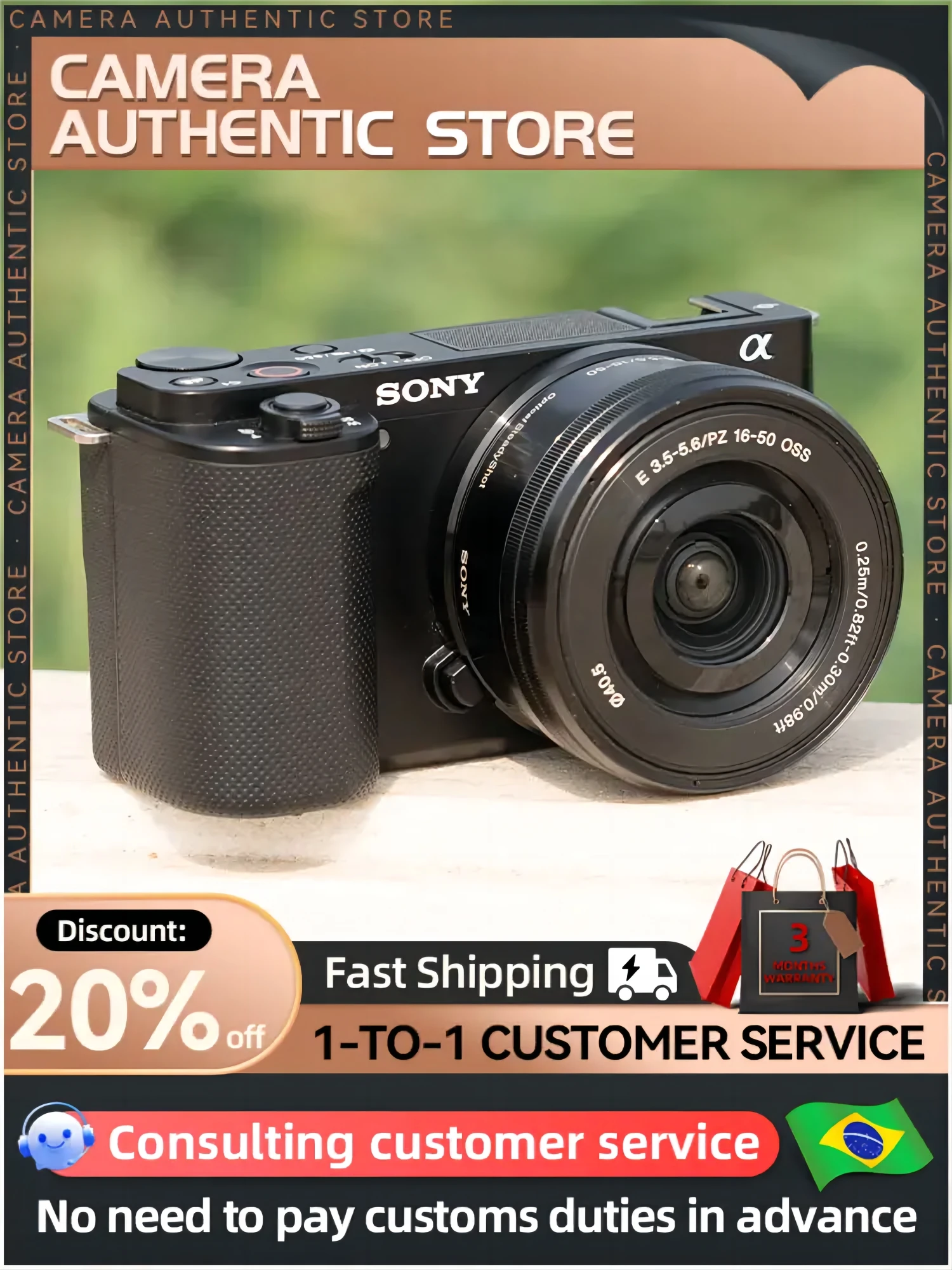 Sony-Alpha-ZV-E10-ZVE10-APS-C-Mirrorless-Digital-Compact-Camera ...