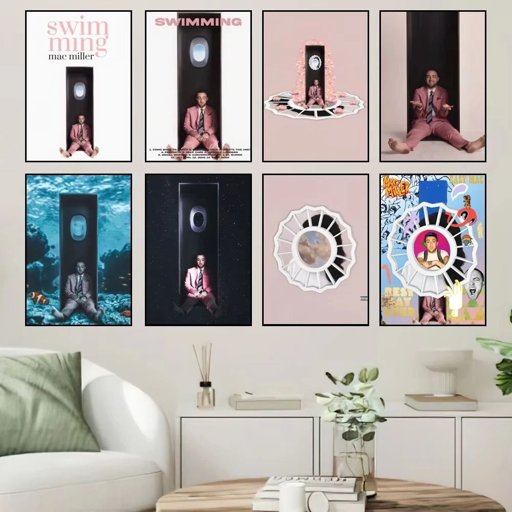 Rapper-Mac-Miller-Swimming-Poster-Prints-Wall-Sticker-Painting-Bedroom ...
