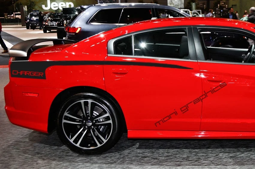 Voor-Ontwijk-Oplader-Hockey-Strepen-Auto-Stickers-Graphics-Vinyl-2006 ...