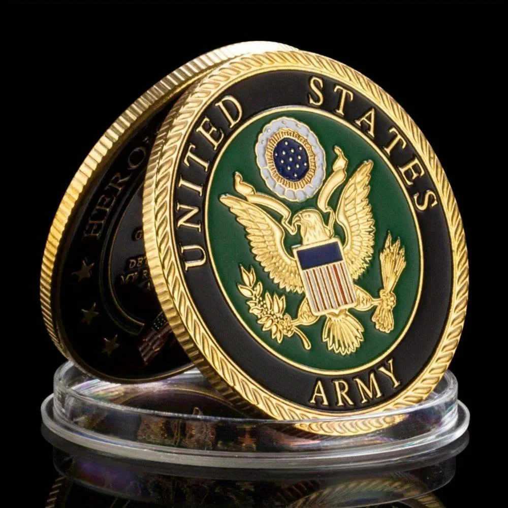 United-States-Army-Souvenirs-and-Gifts-Golden-Plted-Coins-Home ...