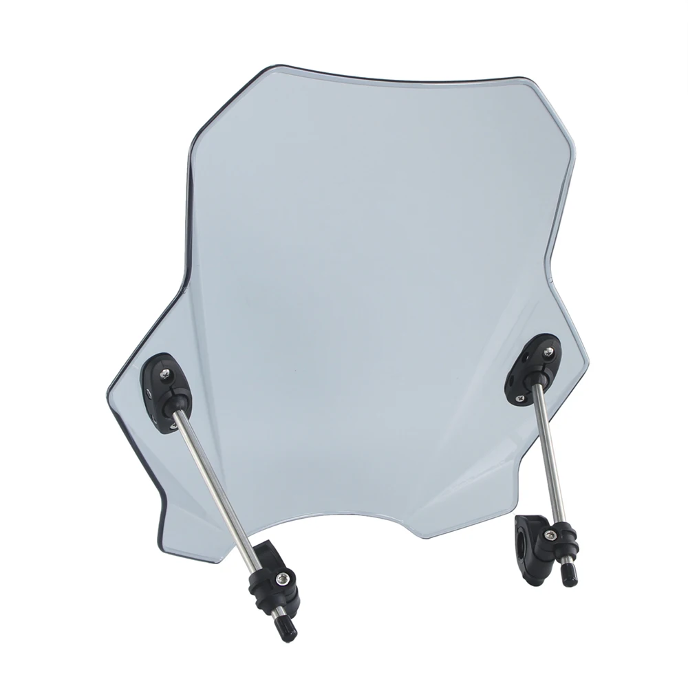 7/8 Handlebar Windshield Universal Motorcycle Adjustable Wind Screen ...