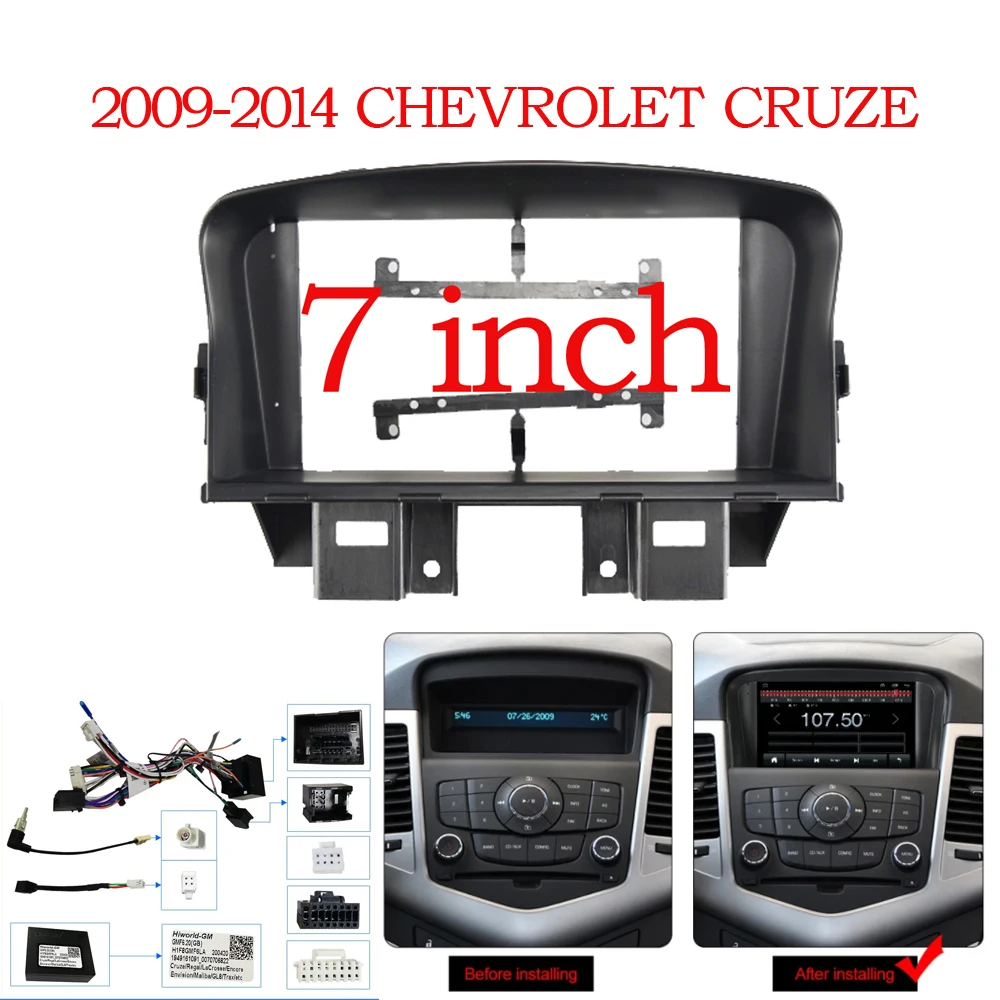 7-INCH-Fascia-fit-For-Chevrolet-Cruze-2008-2009-2010-2011-2012-2014 ...