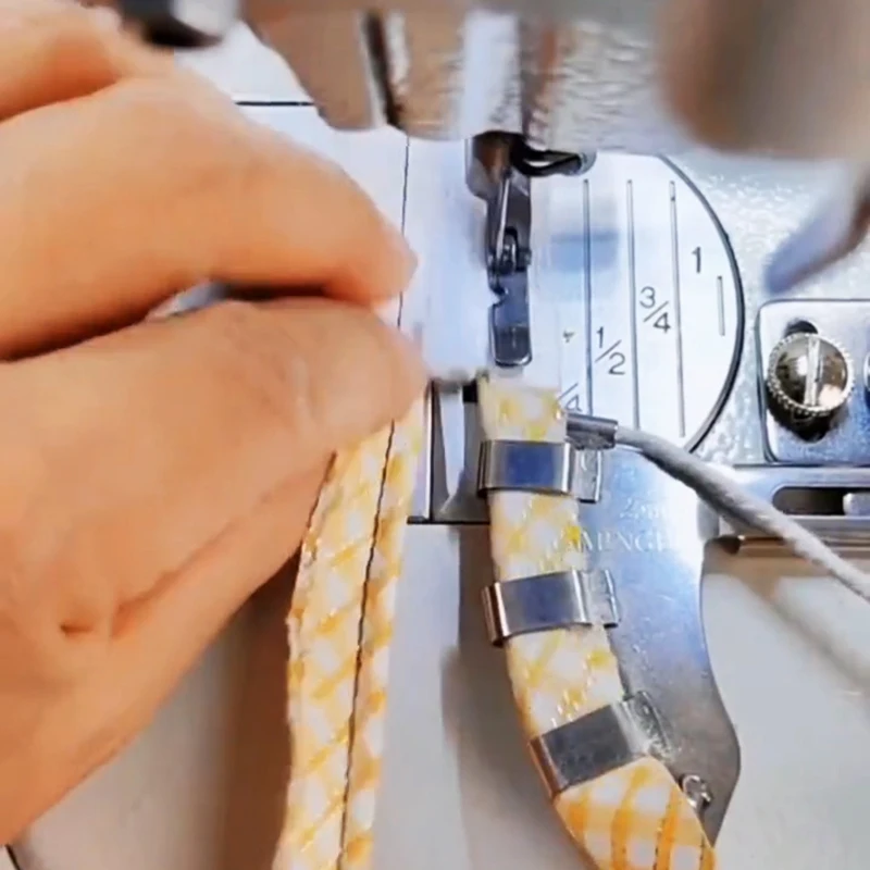 JUKI-Brother-JACK-Singer-Industrial-Sewing-machine-Swing-Piping-Folder ...