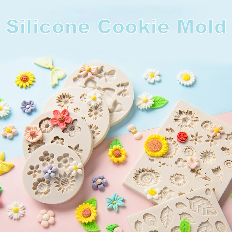 Molds Silicone Cookie Decorating | Fondant Cutters Cake Decorating ...