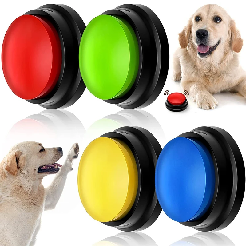 Recordable Pet Toys Funny Dog Dog Buttons for Communication Pet ...