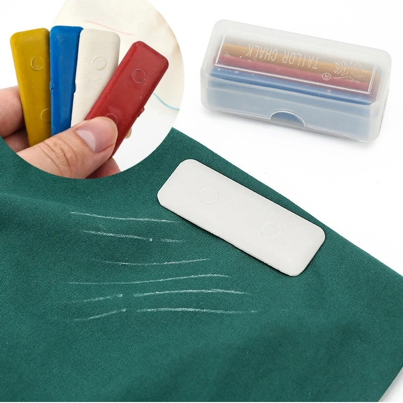 4Pcs/Box Tailors Chalk Erasable Fabric Marker DIY Clothing Tailors ...