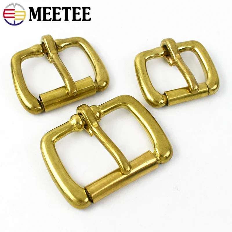 1-5Pcs 13-38mm Solid Brass Metal Bar Buckle Roller Buckles Rectangle ...