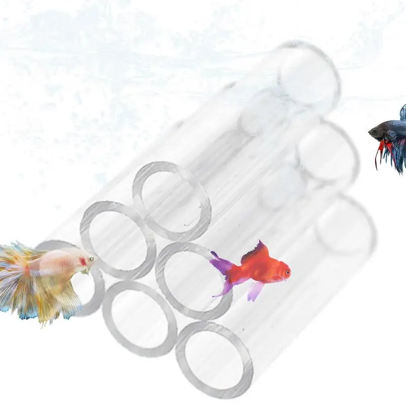 Shrimp-Breeding-Tube-Transparent-Acrylic-Crystal-Shelter-House-for-Fish ...