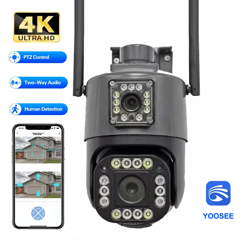 4K-8MP-Yoosee-IP-Camera-Dual-Lens-PTZ-Auto-Tracking-Two-Way-Audio-Color ...