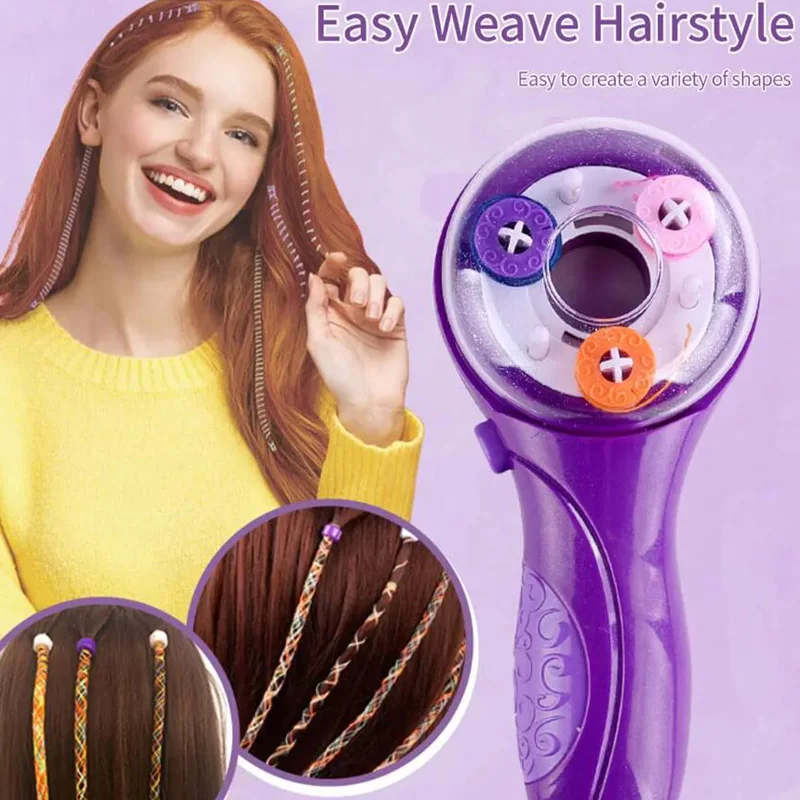 Electric-Hair-Braider-Kit-For-Kids-DIY-Automatic-Hair-Decoration ...