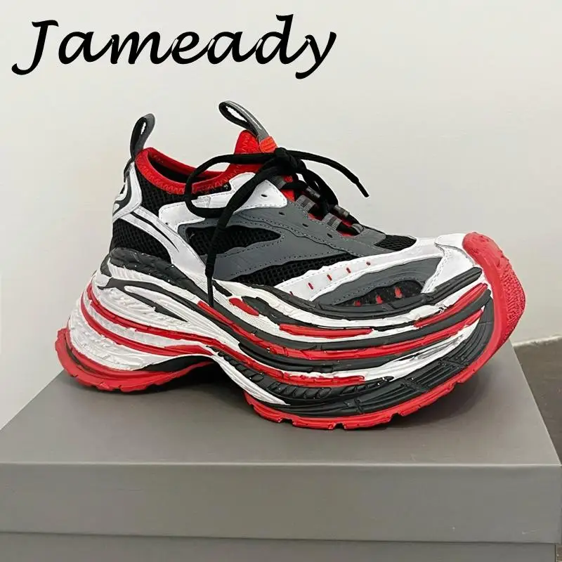 Luxury-Brand-Designer-Women-Sneakers-Thick-Bottom-Platform-High-Heel ...