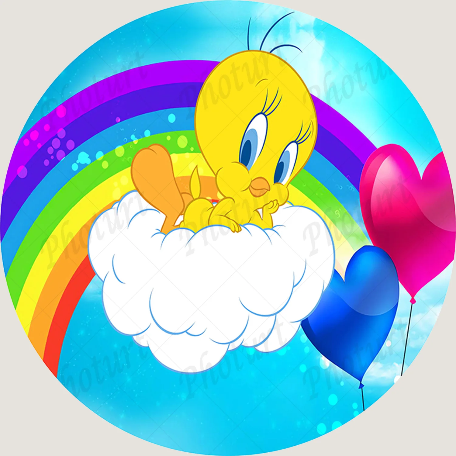Tweety Bird Holding A Heart