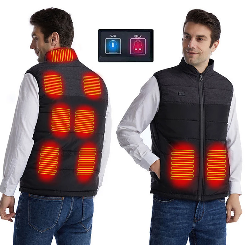 Chaleco térmico inteligente para hombre y mujer, chaqueta de 9 piezas ...