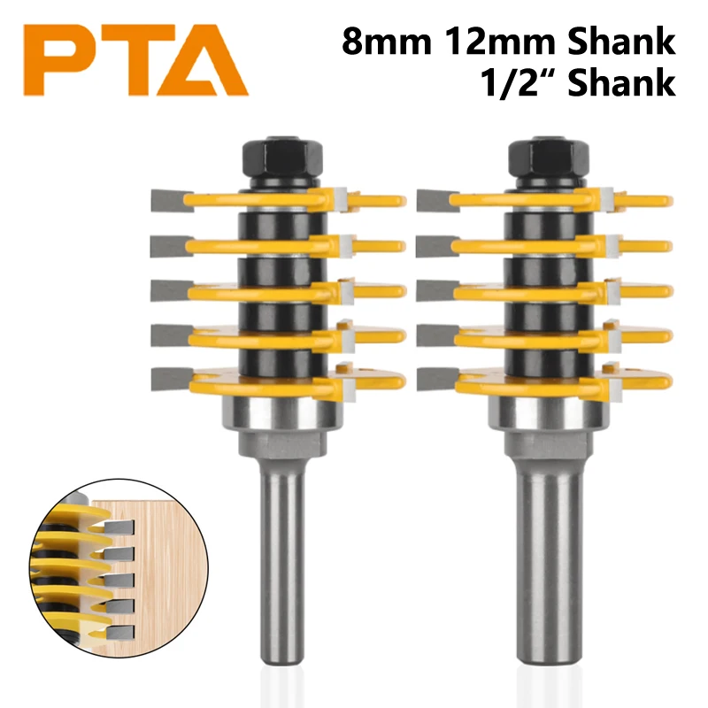 3-Teeth 8MM 12MM 12.7MM Shank Cove 47.6MM Box Finger Joint Router Bit ...
