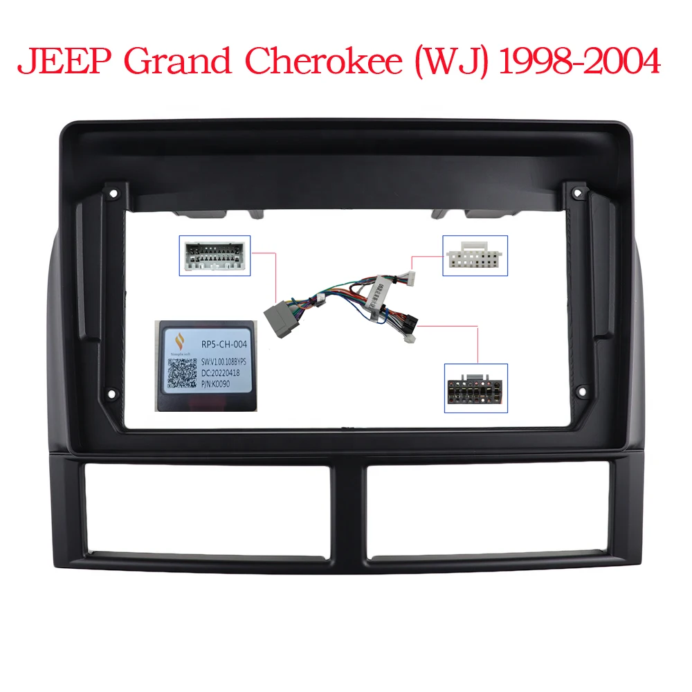 9-Inch-Car-Frame-Fascia-Adapter-Canbus-Box-Decoder-For-Jeep-Grand ...