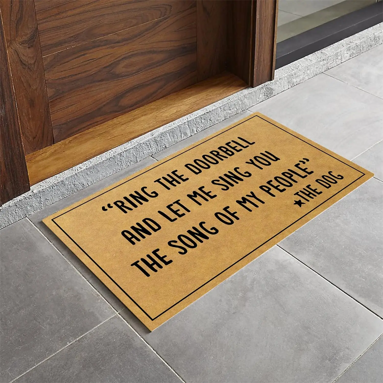 Funny-Doormat-Rubber-Outdoor-Entrance-Door-Mat-Ring-The-Doorbell-And ...