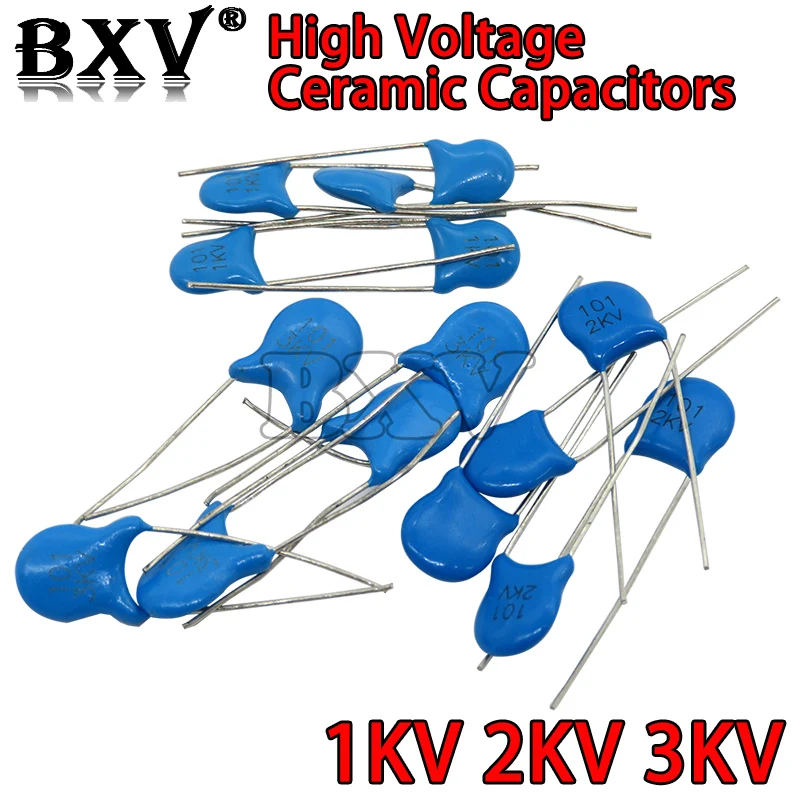 20PCS 1KV 2KV 3KV High Voltage Ceramic Capacitor 5PF 30PF 47PF 56PF ...