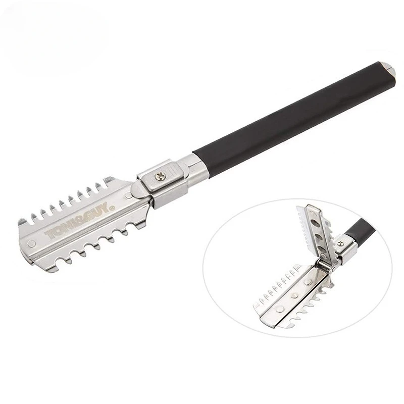 Profession-Double-Edge-Shaving-Haircut-Razor-Knife-Blades-Manual-Hair ...