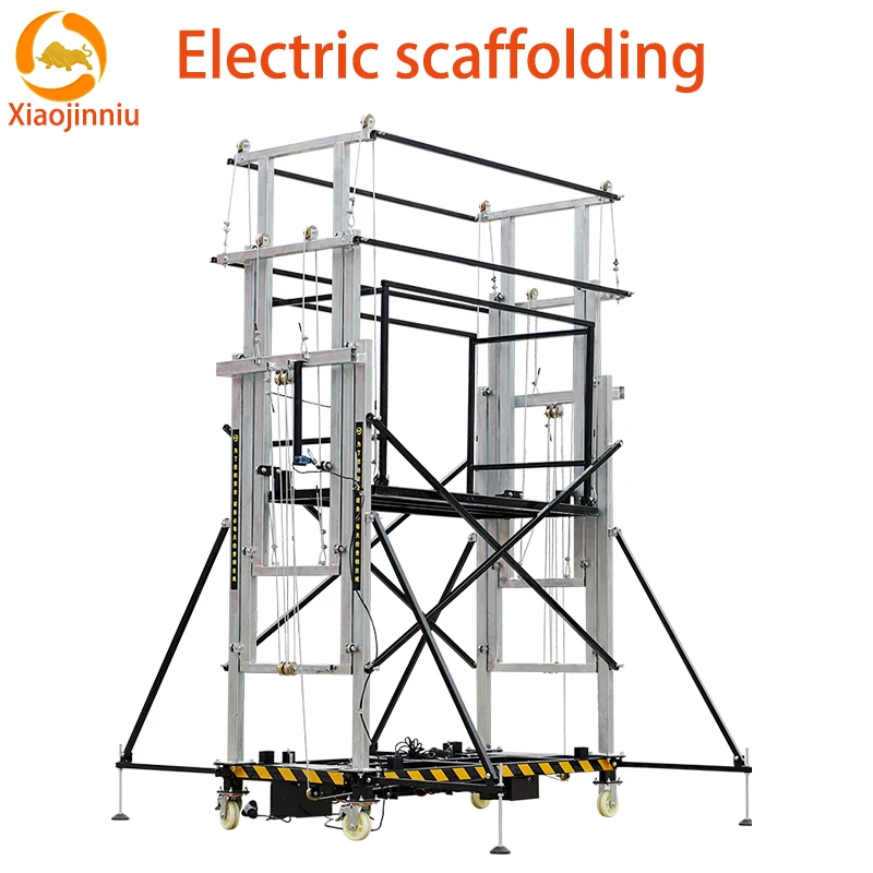 6m 7m8m electric lifting scaffolding electric scaffolding for ...