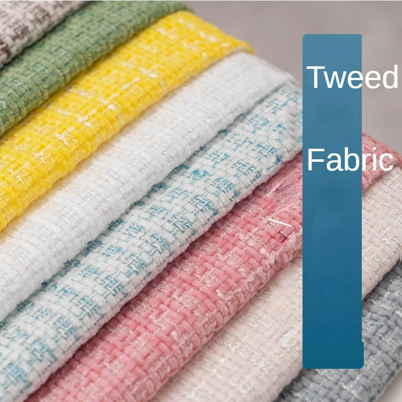 Tweed Fabric By The Meter for Coats Clothing Skirts Vests Sewing Winter ...