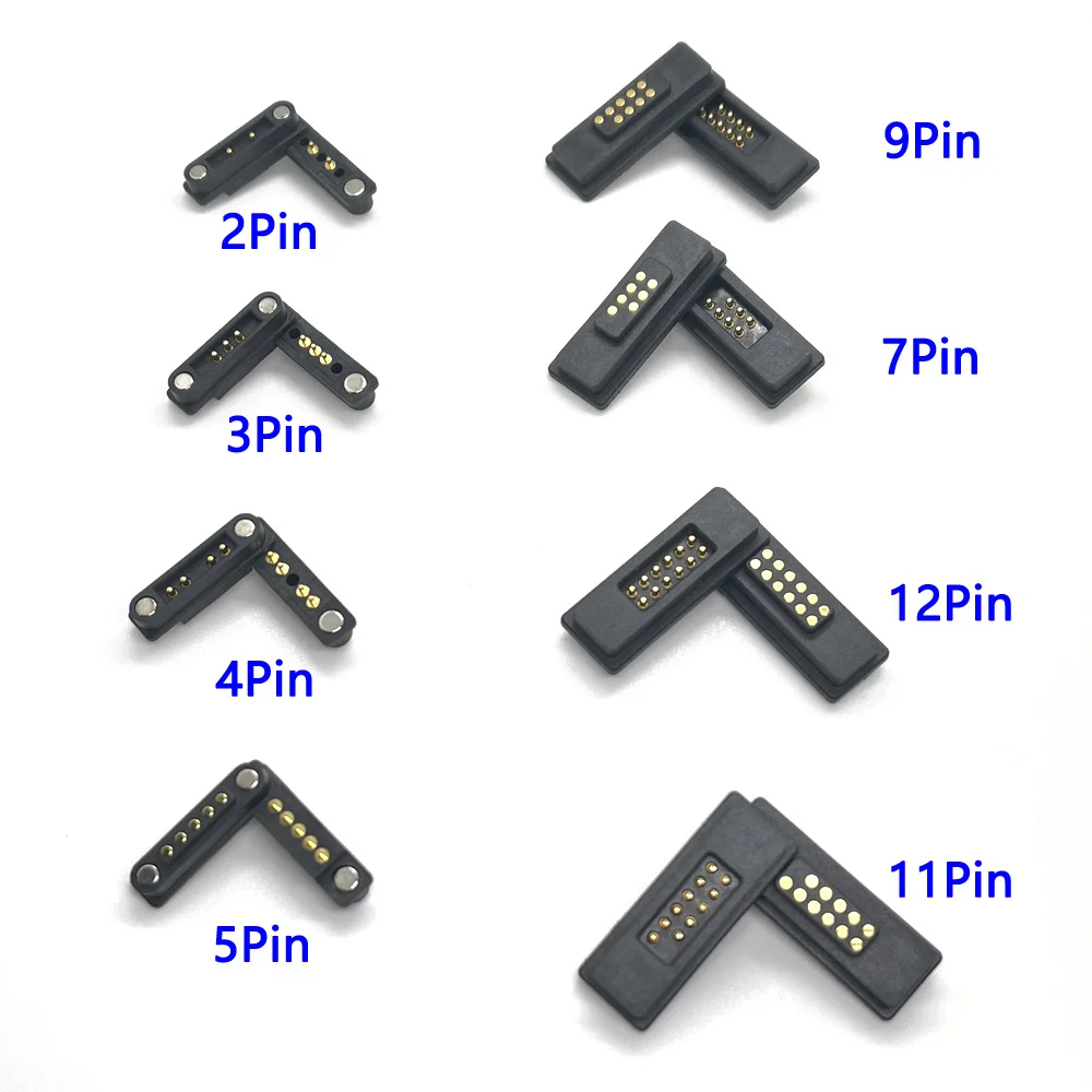 1Pair-2A-Waterproof-Magnetic-Pogo-Pin-Connector-2Pin-3P-4Pin-5Pin-6Pin ...
