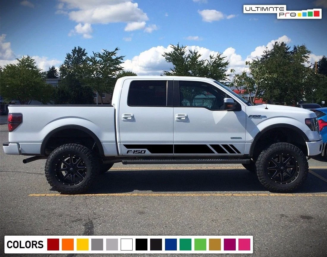 Kit de pegatinas de vinilo para coche, pegatina de rayas laterales para ...