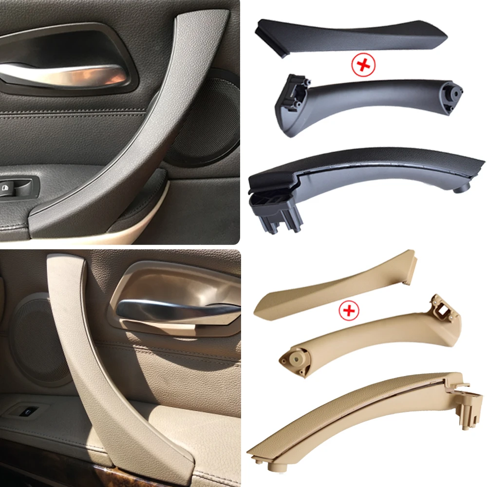 Left Right Side Car Inner Interior Door Panel Handle Pull Trim Cover ...