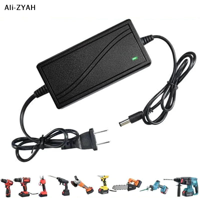 Charger For Lithium Ion 21V 2A Adapter Round Hole Universal Electric ...