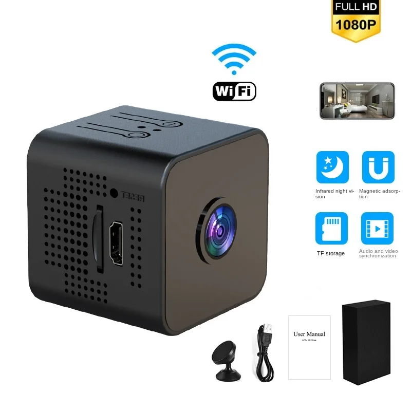 1080P Câmera IP X1 Mini Wifi Câmera de Vigilância Sem Fio Monitor ...