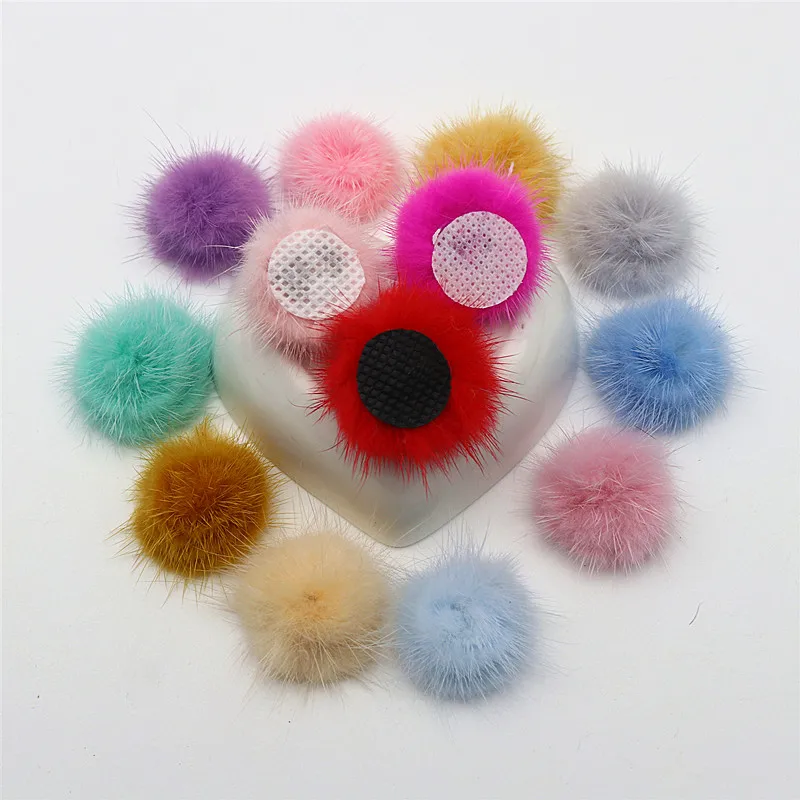 10pcs-2-5-3-Cm-Fluffy-and-Soft-Solid-Color-Pom-poms-Buckle-Pom-poms ...