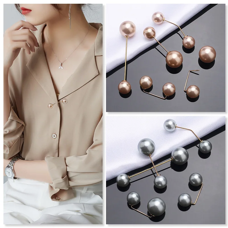 High-End-Pearl-Brooch-Fashion-White-And-Black-Fragrance-Brooch-Waist ...