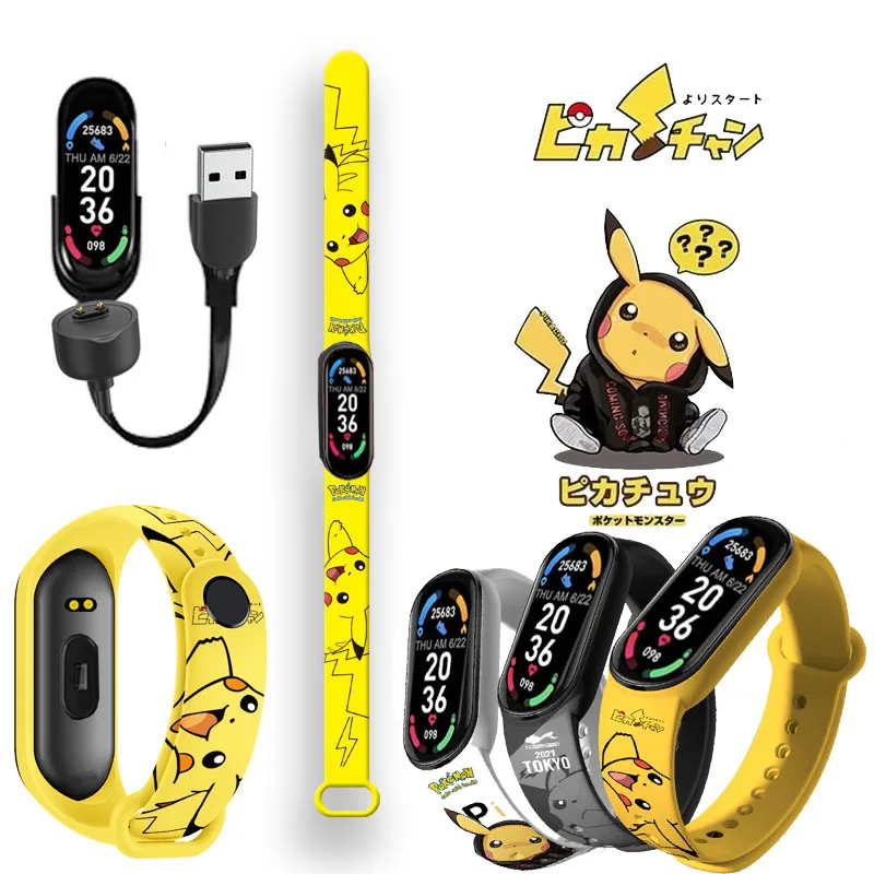 New-Pikachu-Style-Magnetic-Bluetooth-Smart-watchSports-Electronic-Heart ...