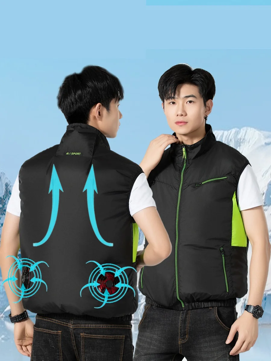 Cool-Vest-Wearable-Cooling-Fan-Vest-Air-conditioned-Clothes-Cooling-for ...
