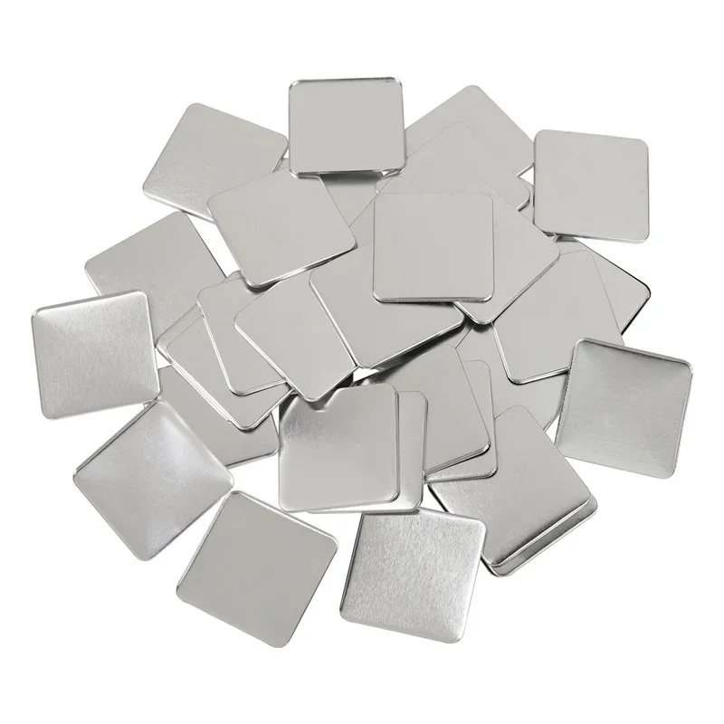 Square Badge Button Making Kit 50 Sets - 50x50mm Metal Pin Supplies For ...