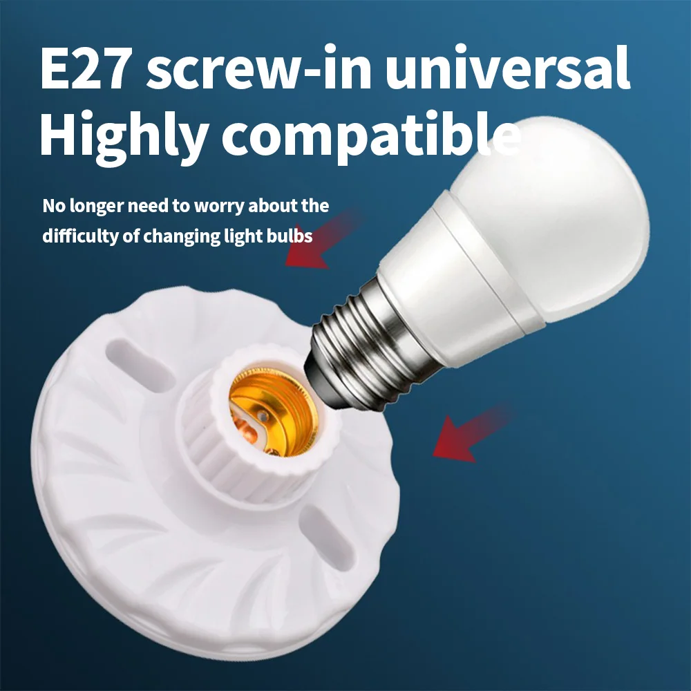 Ceramic Lamp Base, Lamp Holder,,Practical Surface Mounted E27,Screw ...
