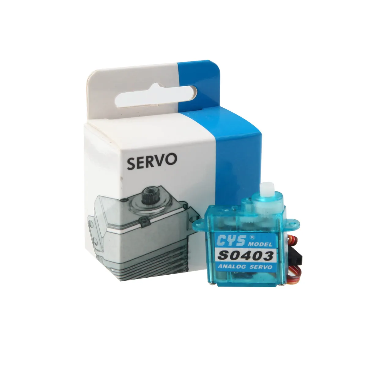 2 pces supersônico plástico da engrenagem micro servo 4.3g cys s0403 19 ...