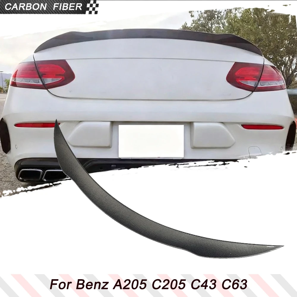 Carbon Fiber Car Rear Trunk Racing Spoiler Wing For Mercedes Benz A205 ...