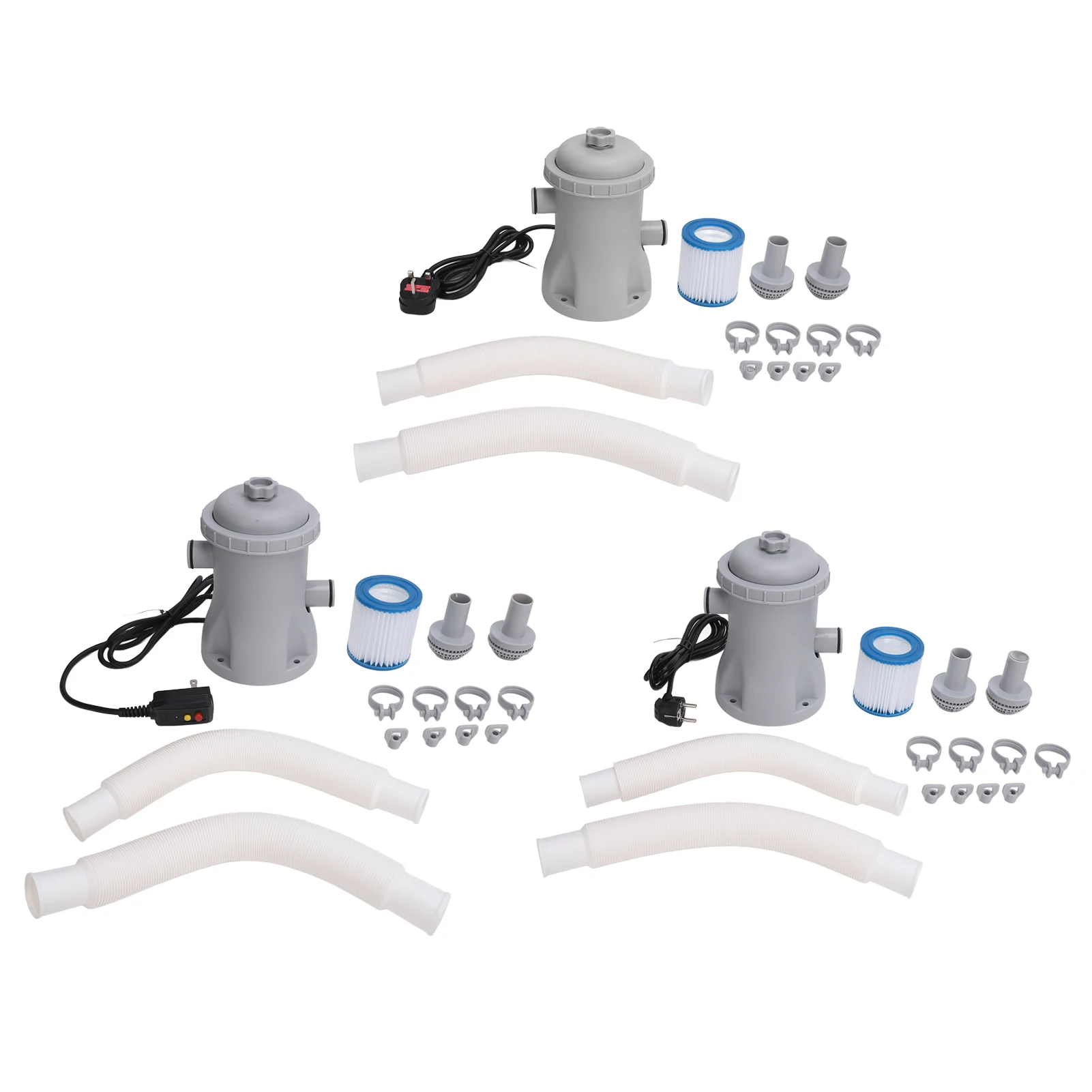 Inflatable-Pool-Filter-Pump-Kit-Energy-Saving-Swimming-Pool-Clear ...